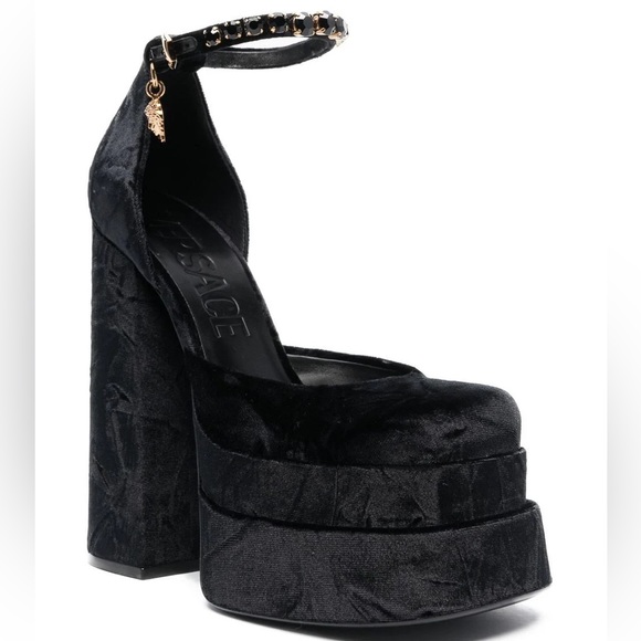 Versace | Shoes | Versace Womens Medusa Aevitas Platform Pumps | Poshmark